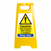 Caution High pressure water jetting in progress Keep clear sign – Ref ...