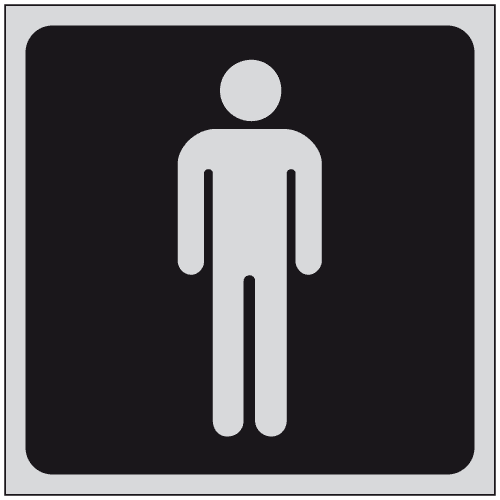 Male Toilet sign – Ref: gs2a – Safety Sign Warehouse