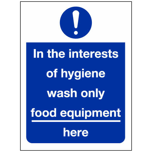 Hygiene and Catering Signs – Safety Sign Warehouse