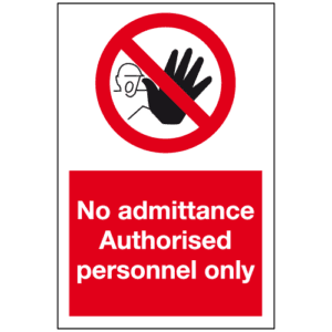No Access Signs – Safety Sign Warehouse