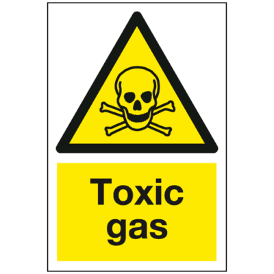 Toxic gas sign – Ref: wm23 – Safety Sign Warehouse
