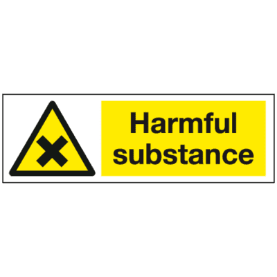 Harmful substance sign – Ref: ws35 – Safety Sign Warehouse