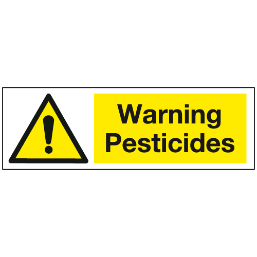 Warning pesticides sign – Ref: ws40 – Safety Sign Warehouse