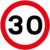 30 mph Speed limit sign – diag 670.30 – Safety Sign Warehouse