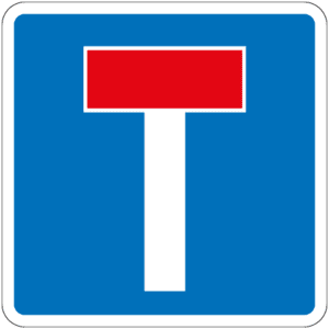 No Through Road For Vehicular Traffic sign – Ref: Diag 816 – Safety ...