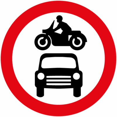 Cycle, Horse-Drawn Vehicle & Pedestrian Route sign – Ref: diag 956.2 ...