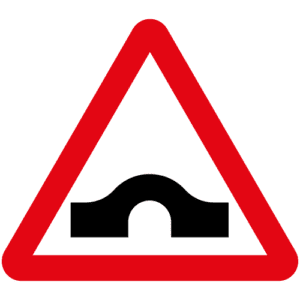 Hump Bridge Ahead Sign – Ref: diag 528 – Safety Sign Warehouse