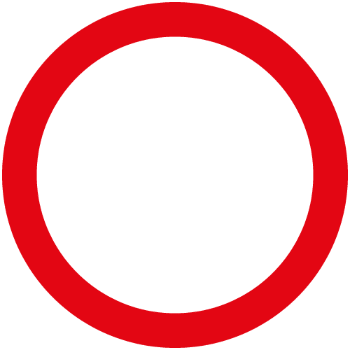 All Vehicles Prohibited sign – Ref: diag 617 – Safety Sign Warehouse