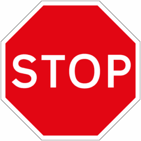STOP sign – Ref: diag 601.1 – Safety Sign Warehouse