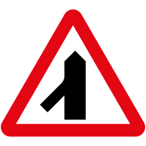 Traffic Merges From Left Ahead Sign – Ref: diag 508.1 – Safety Sign Warehouse