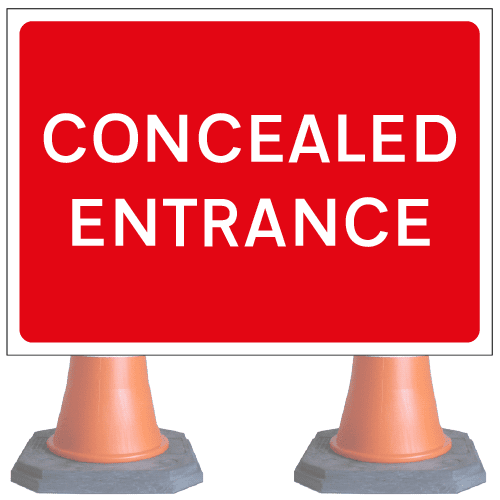 Concealed Entrance cone sign – cns 205 (cone sold separately) – Safety ...
