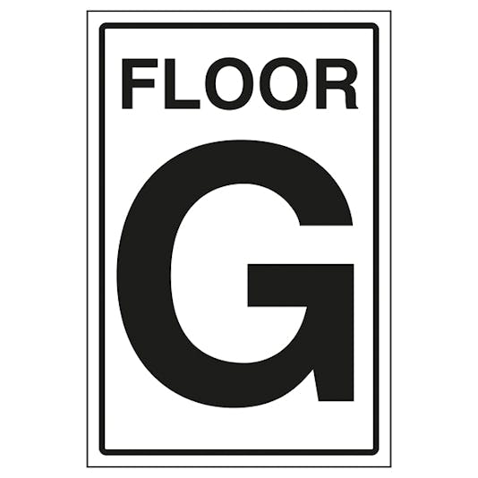Floor Level G sign- Ref: st7 – Safety Sign Warehouse