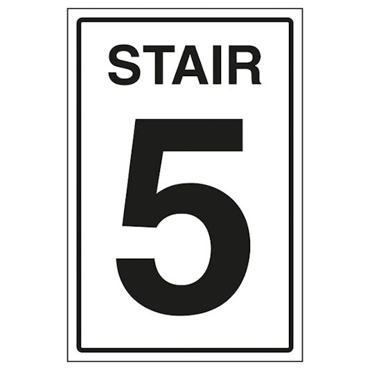 Stair Level 2 sign- Ref: st16 – Safety Sign Warehouse