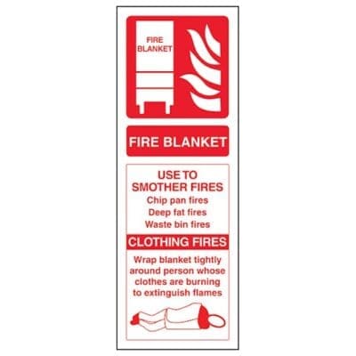 Fire Blanket sign – Ref: fe2 – Safety Sign Warehouse