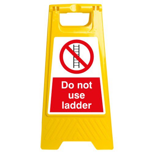 Do Not Use Ladder sign – Ref: w898 – Safety Sign Warehouse
