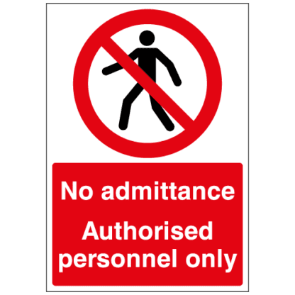 No Access Signs – Safety Sign Warehouse